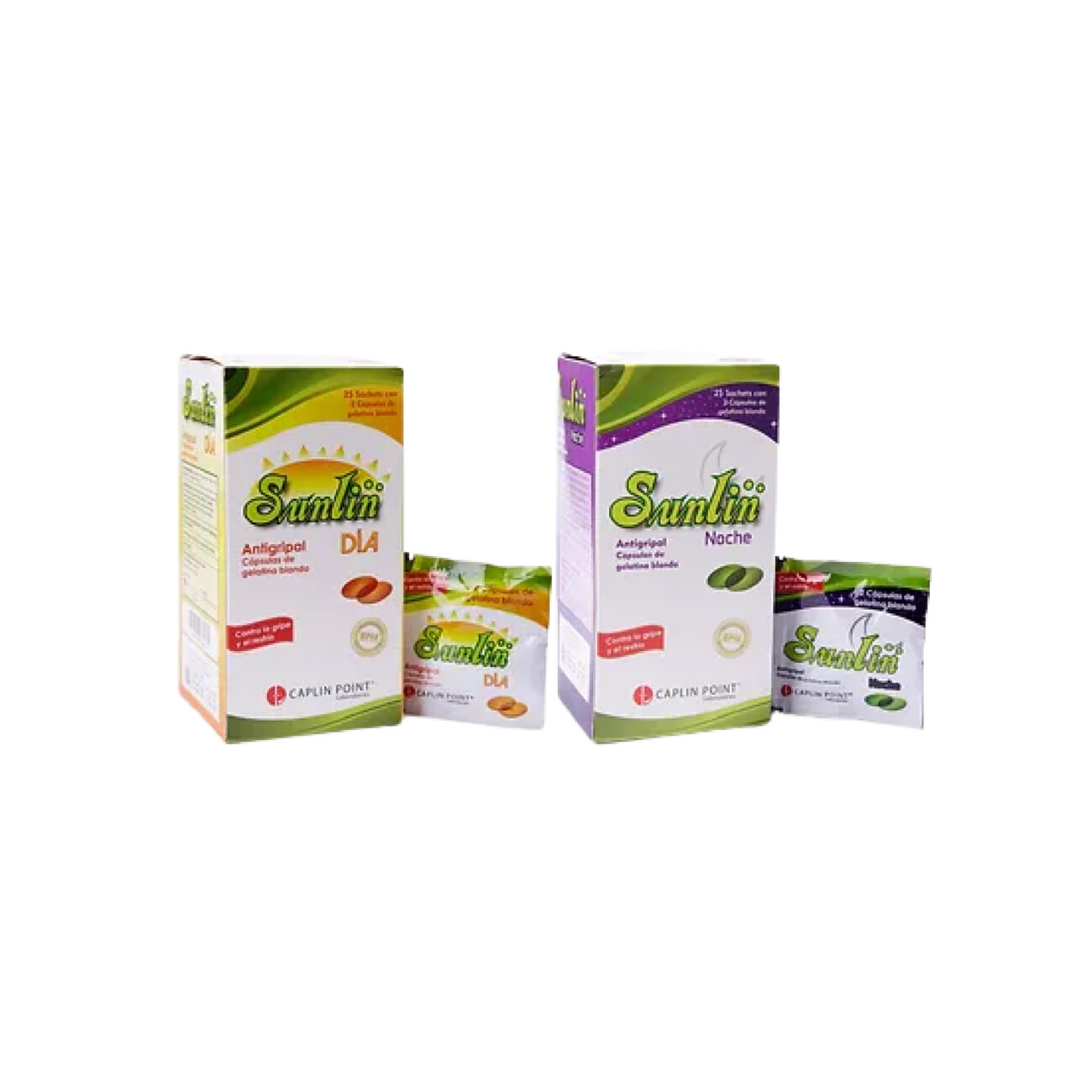 SUNLIN ANTIGRIPAL 50 CAPSULAS GEL - FarmacoLab