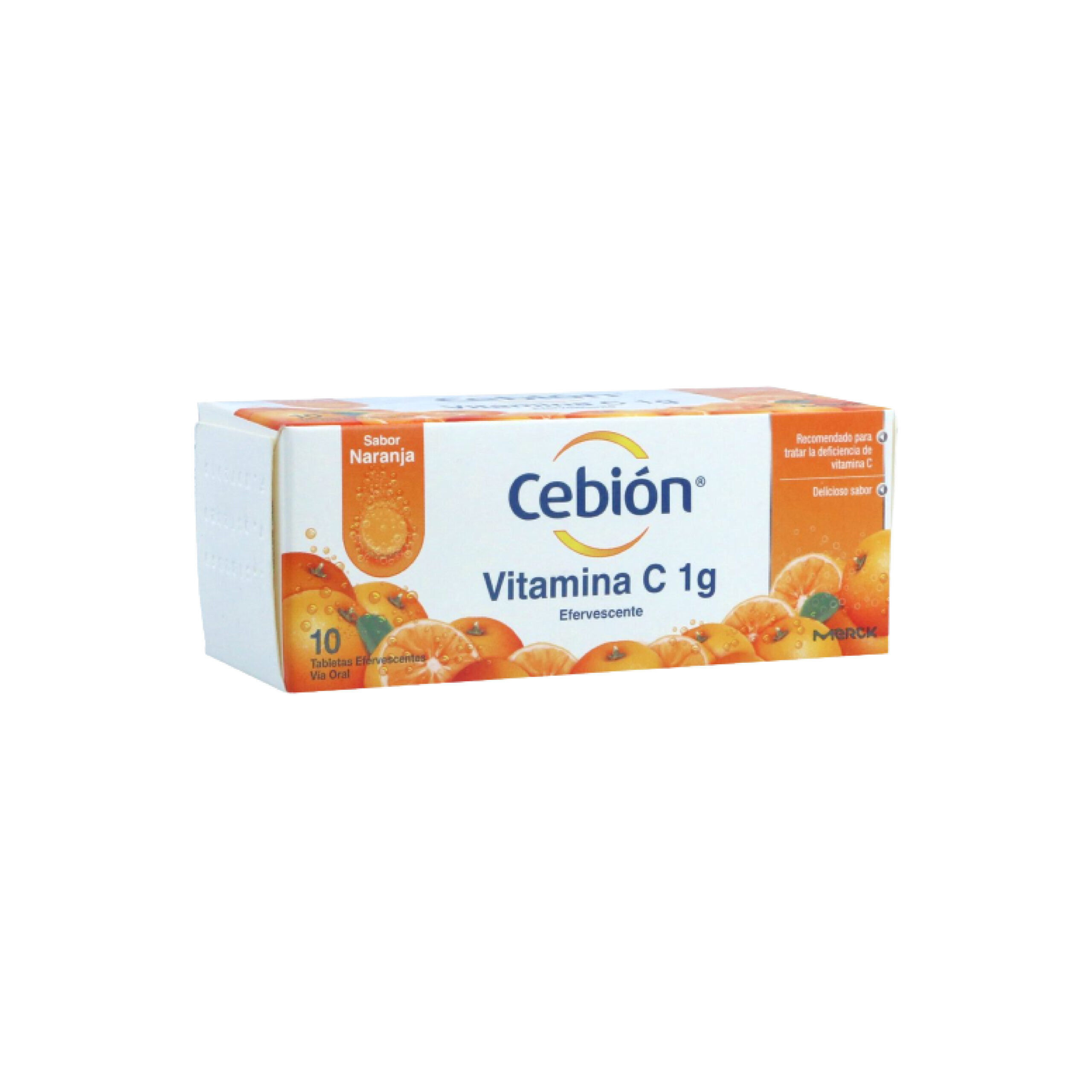 CEBION EFERVECENTES NARANJA 1G X 10 TABLETAS - Farmacolab