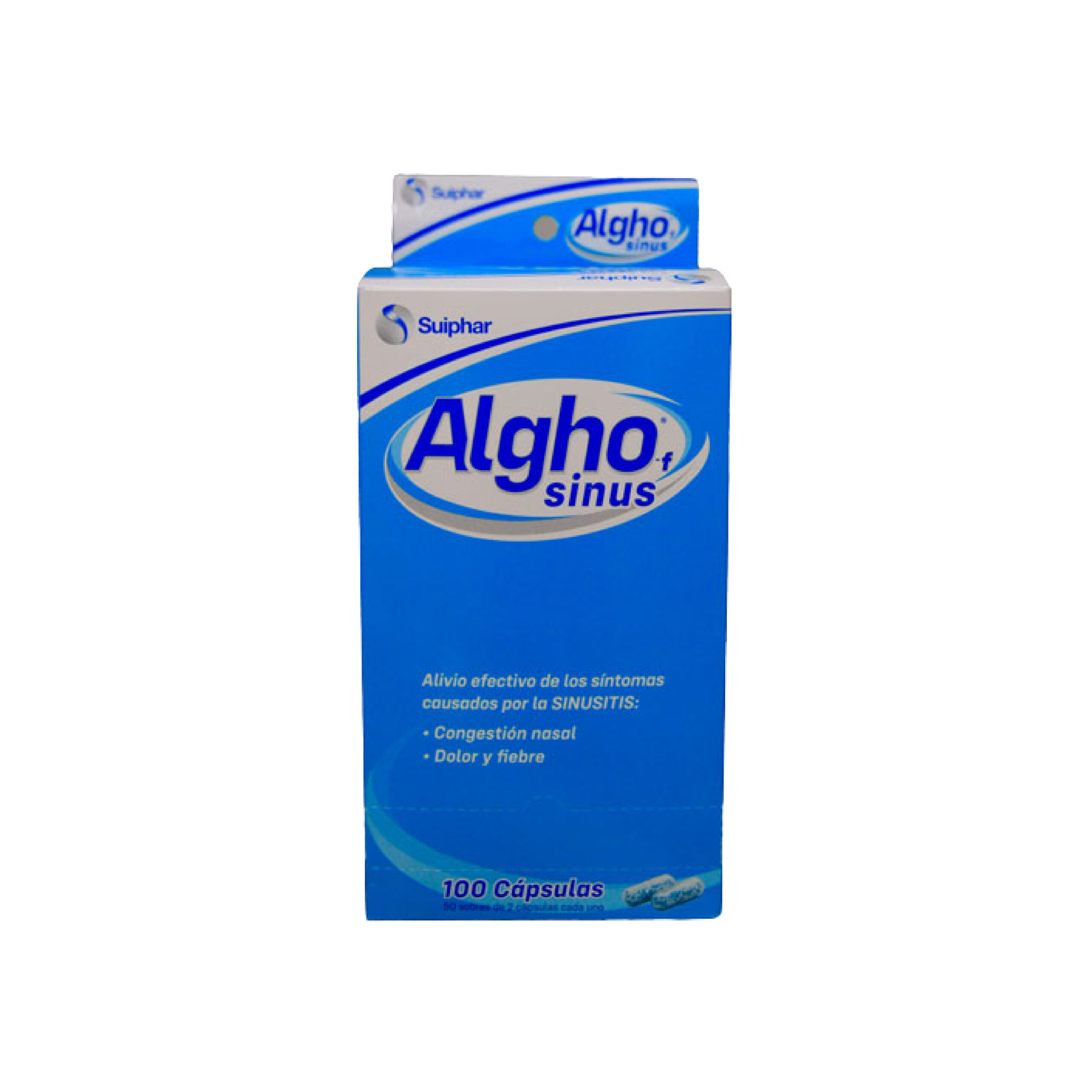 ALGHO-F SINUS 50 S0BRES | 100 CÁPSULAS - Farmacolab