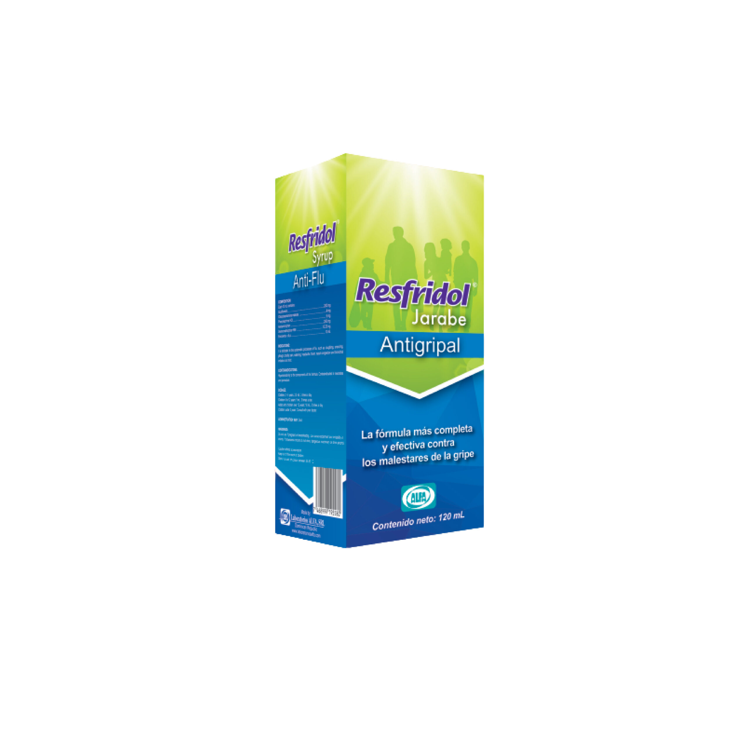 RESFRIDOL ANTIGRIPAL JARABE 120 ML - Farmacolab