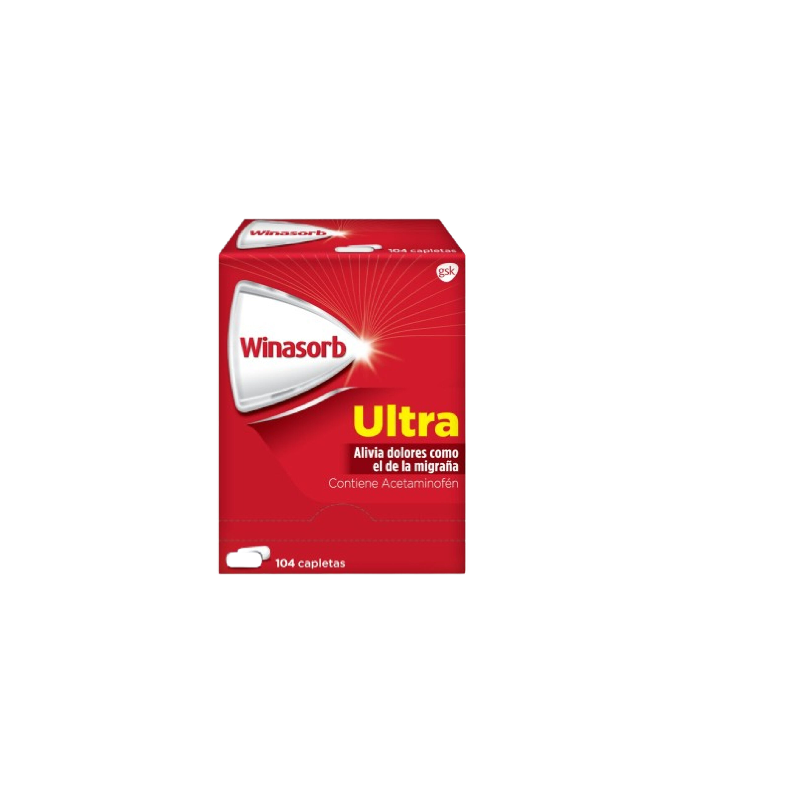 WINASORB ULTRA | 104 CAPLETAS - Farmacolab